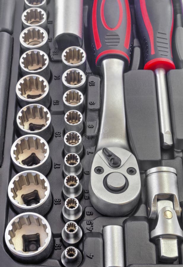 Mechanical bit tool set stock photo. Image of combination - 74082070
