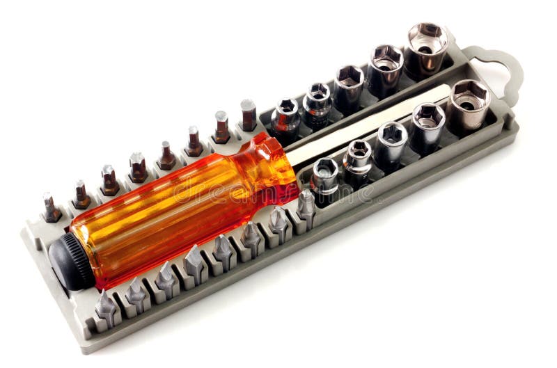 Mechanical bit tool set stock image. Image of mechanical - 39334325