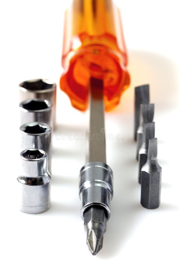 Mechanical bit tool set stock image. Image of industry - 39365731