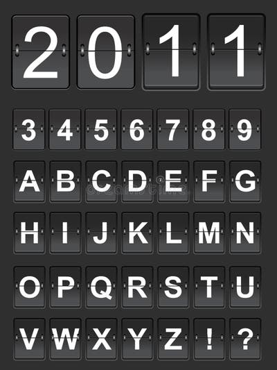 Flip Letters Stock Illustrations – 766 Flip Letters Stock Illustrations ...