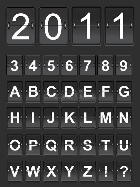 Flip Letters Stock Illustrations – 766 Flip Letters Stock Illustrations ...