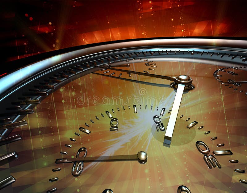 Mechanical Clock Details with Geometric Patterns Inside Stock ...