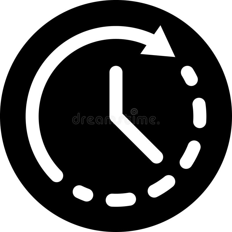 Mechanical Clock Icon. Time Symbol. Clock Time Sign Icon Mechanical ...