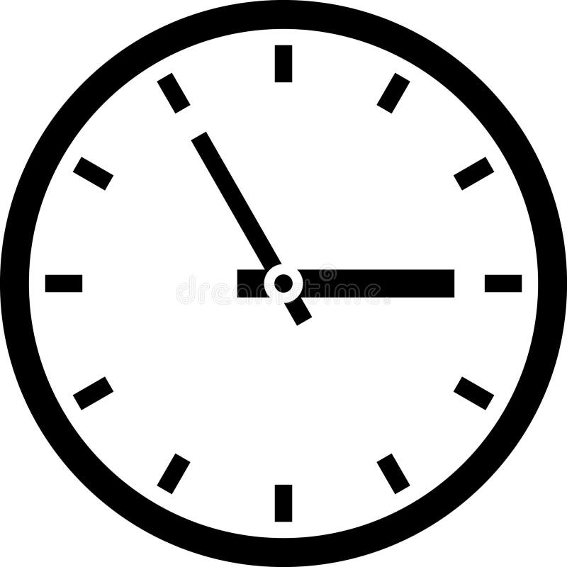 Mechanical Clock Icon. Time Symbol. Clock Time Sign Icon Mechanical ...