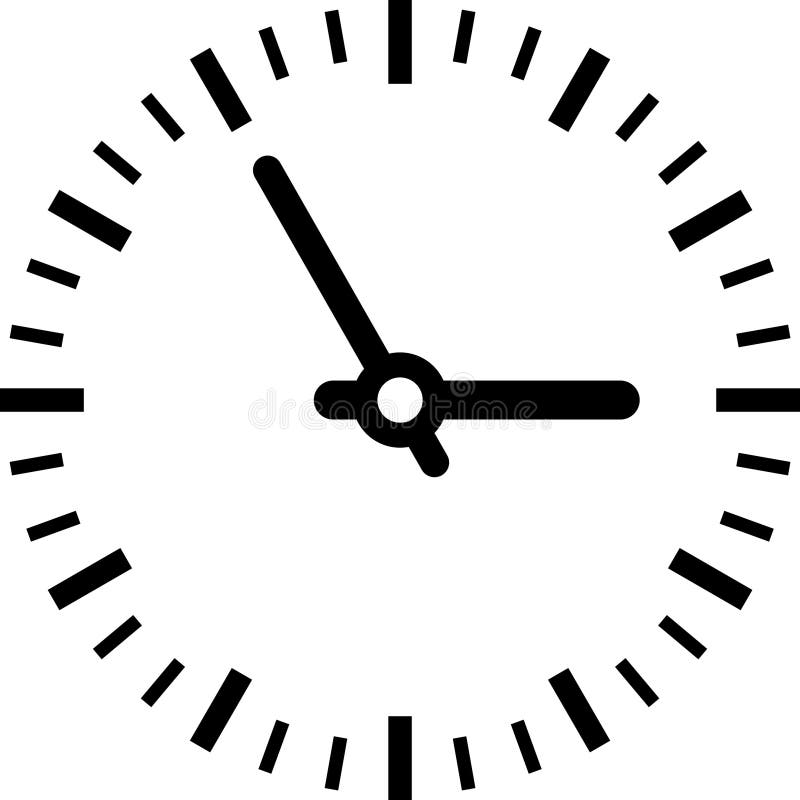 Mechanical Clock Icon. Time Symbol. Clock Time Sign Icon Mechanical ...