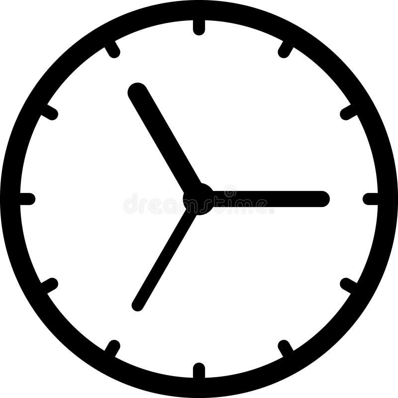 Mechanical Clock Icon. Time Symbol. Clock Time Sign Icon Mechanical ...