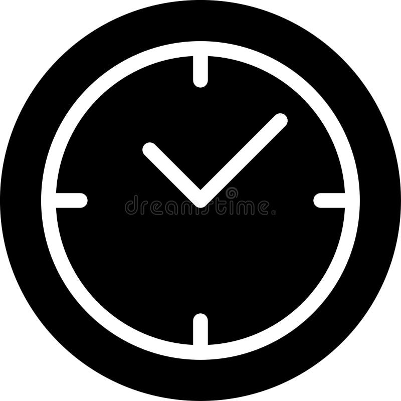 Mechanical Clock Icon. Time Symbol. Clock Time Sign Icon Mechanical ...