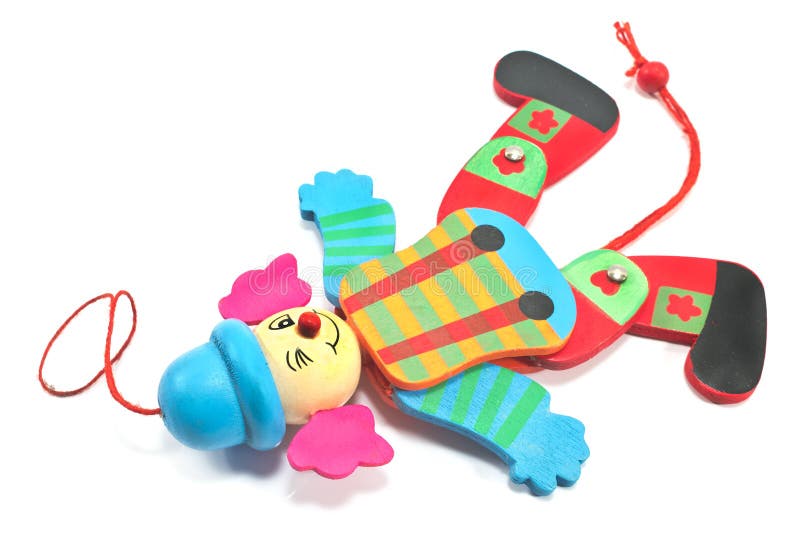 Mechanical toy on string stock photo. Image of nose, gift - 26275892