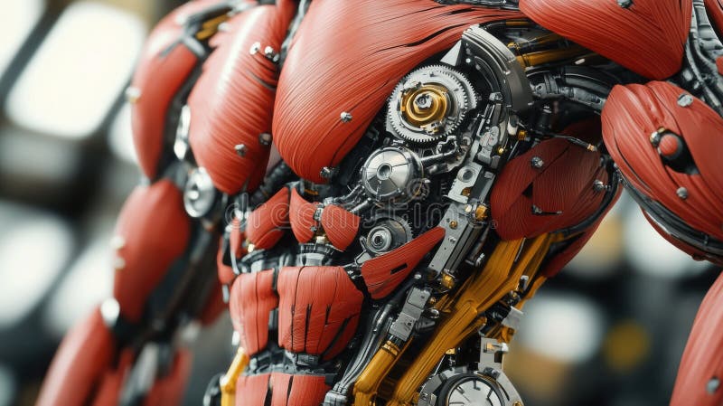 Muscles Transformed into Mechanical Components Showcase the Fusion of ...