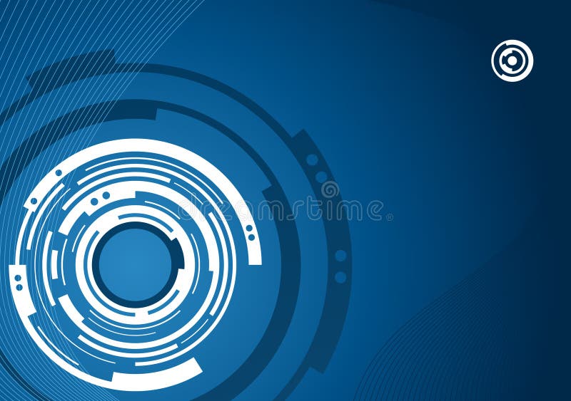 Concentric gear shapes stock vector. Illustration of dynamic - 4716551