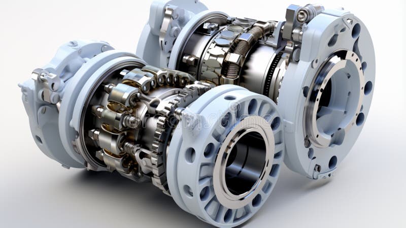 Mechanical Coupling Assembly Stock Illustration - Illustration of ...