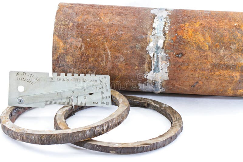 Mechanical Cut Out Defective Welds Stock Image - Image of instrument ...