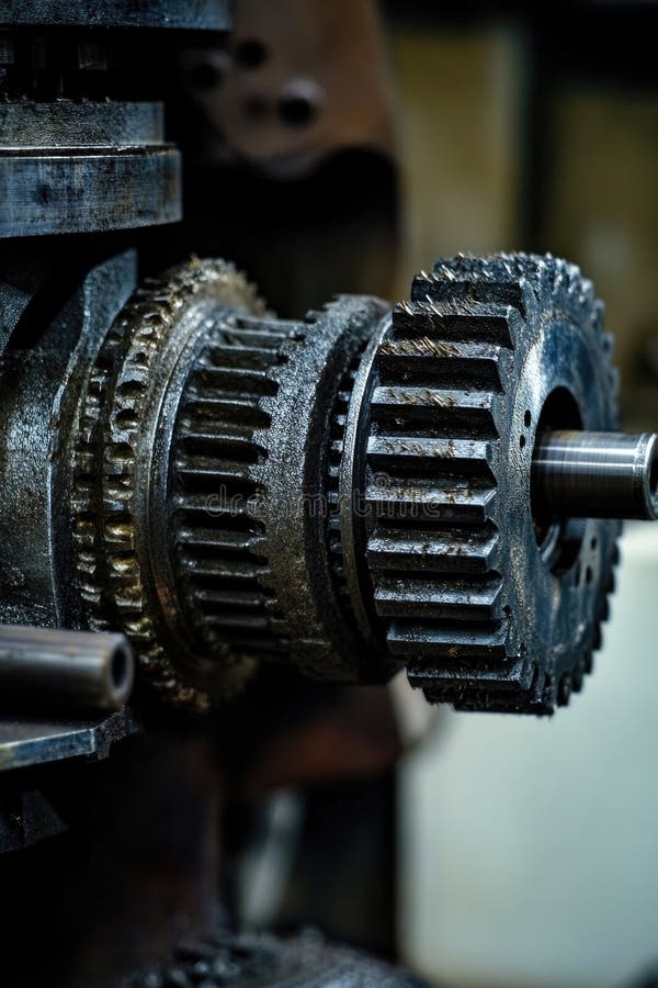 Mechanical Device with Interlocking Gears, Suitable for Technical or ...