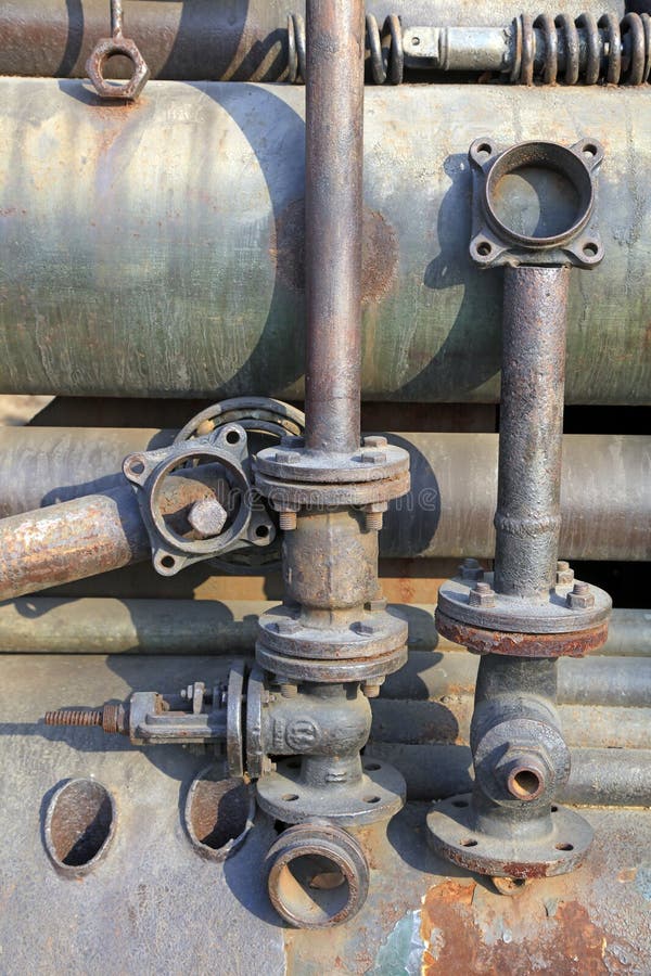 Mechanical device piping stock image. Image of piping - 365728681