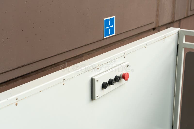 A Mechanical Device with a Remote Control and Large Buttons. Electrical ...