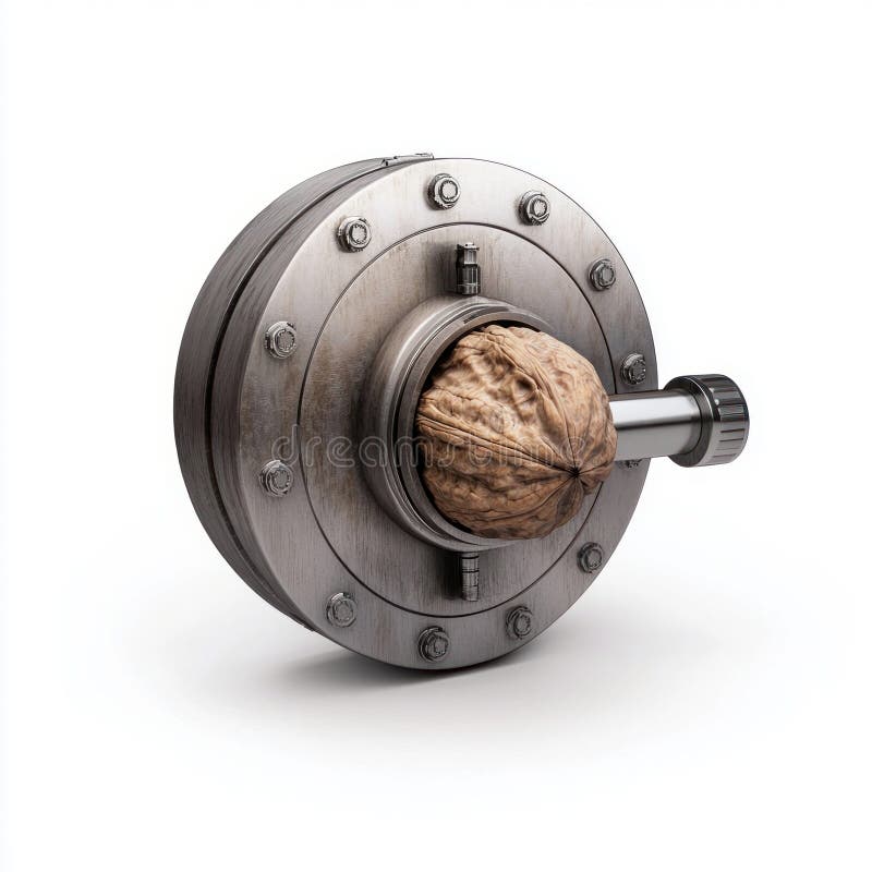 Mechanical Devices Encasing Walnuts As a Symbol of Protection and ...