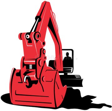 Excavator Top View Stock Illustrations – 359 Excavator Top View Stock ...