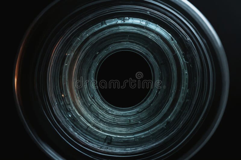 Mechanical Elegance: the Complex Structure of a Lens Stock Photo ...
