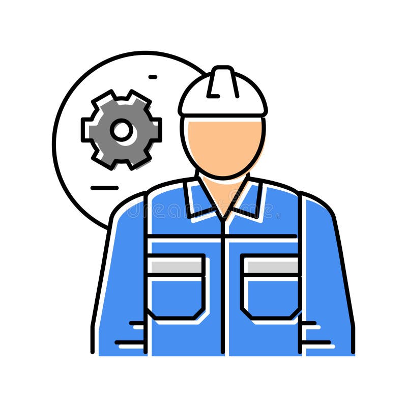 Mechanical Engineer Worker Color Icon Vector Illustration Stock Vector ... Mechanical Engineer Worker Color Icon Vector Illustration Stock Vector ...