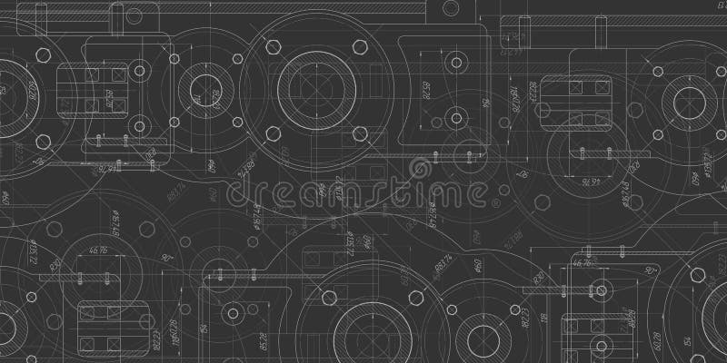 Shaft with Gear Wheel. Vector Stock Vector - Illustration of frame ...