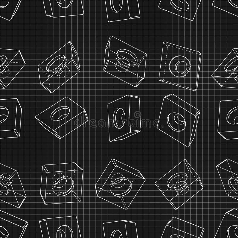 Mechanical Engineering Drawings Black Stock Illustrations – 850 ...