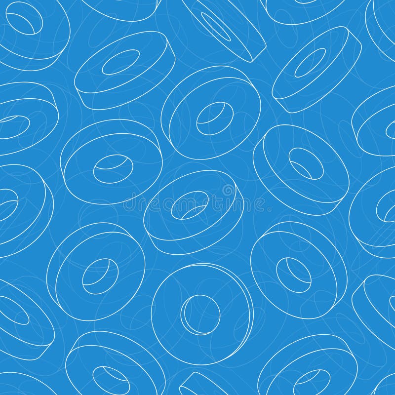 Mechanical Engineering Drawings on Blue Background. Cutter, Assembly ...