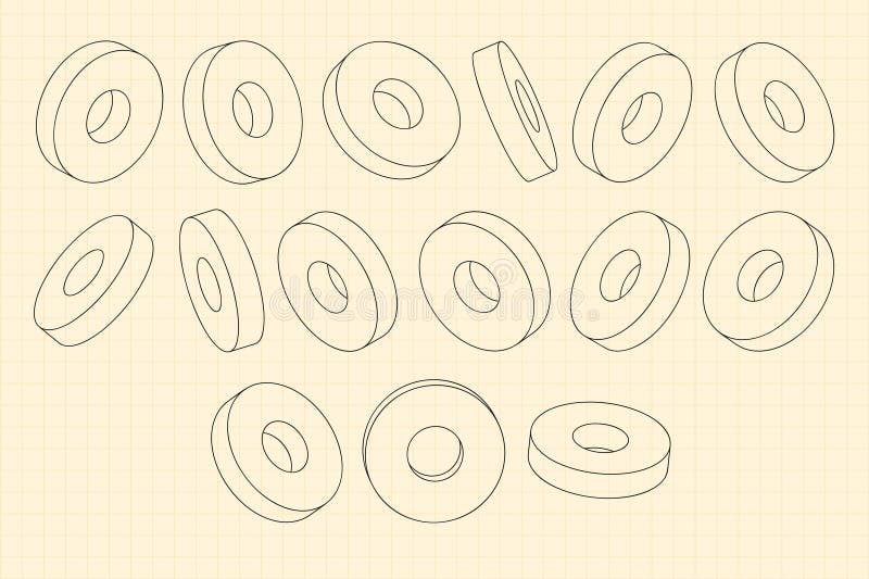 Mechanical Engineering Drawings on Sepia Background. Cutter, Assembly ...