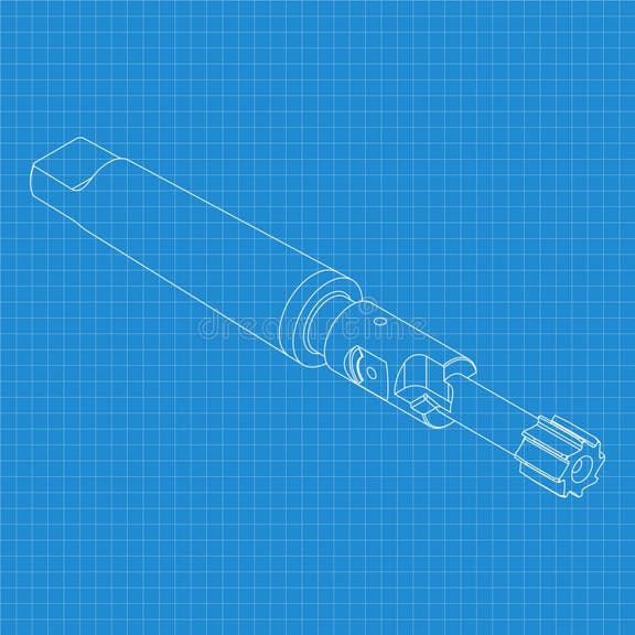 Mechanical Engineering Drawings. Tap Tools, Borer. Technical Design ...