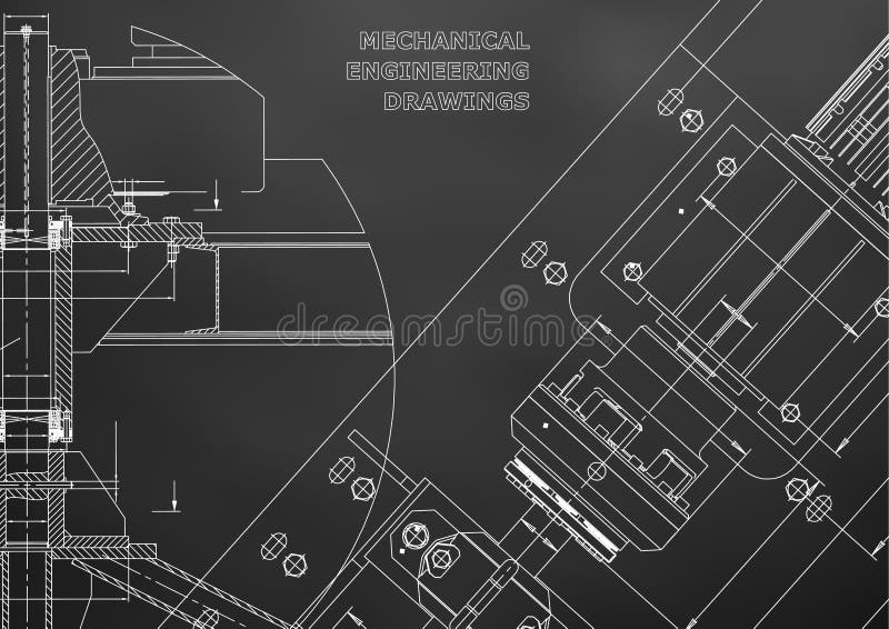 Engineering Backgrounds. Mechanical Engineering Drawing Stock ...