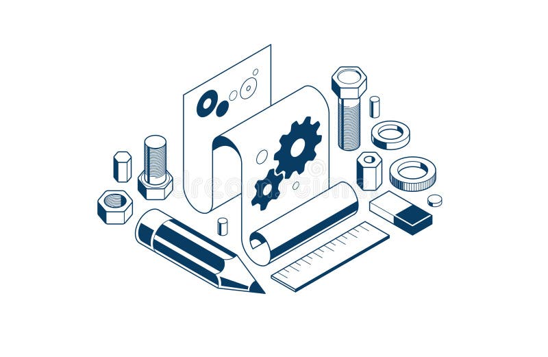 Engineering Drawing Paper Stock Illustrations – 25,491 Engineering ...