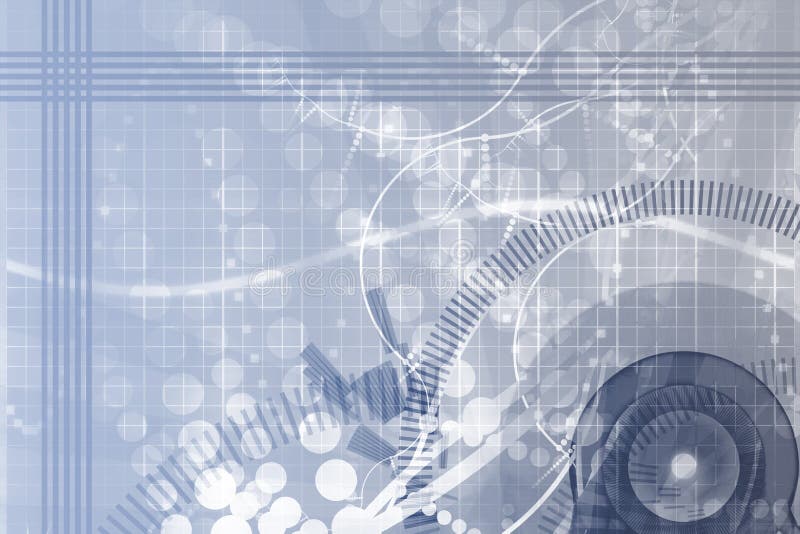 Mechanical Engineering Science Abstract Background Stock Illustration ...