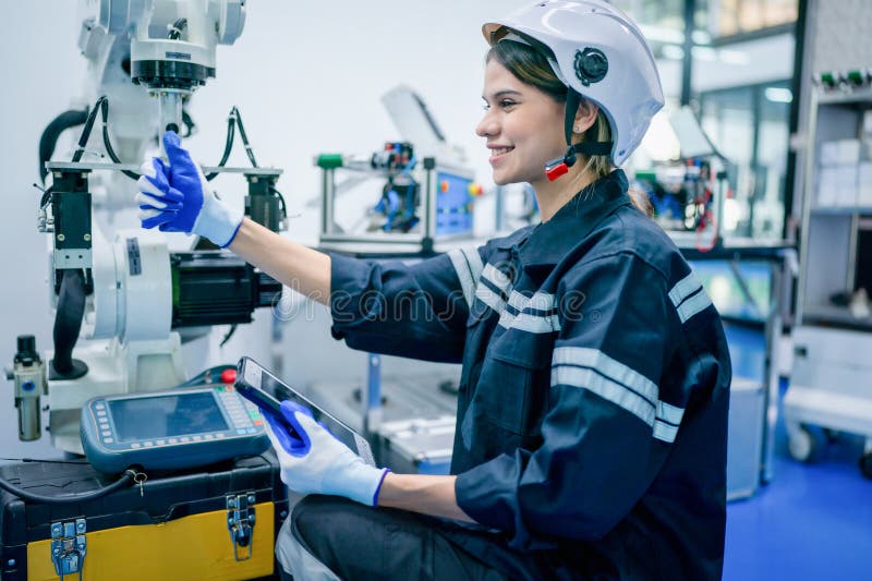 Mechanical Engineering Team Working in Robotic Technology Lap for ...