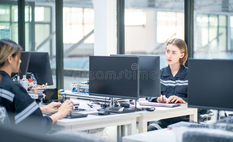 Mechanical Engineering Team Working in Robotic Technology Lap for ...