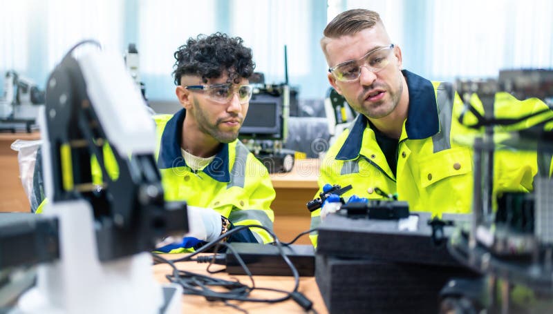 Mechanical Engineering Team Working in Robotic Technology Lap for ...