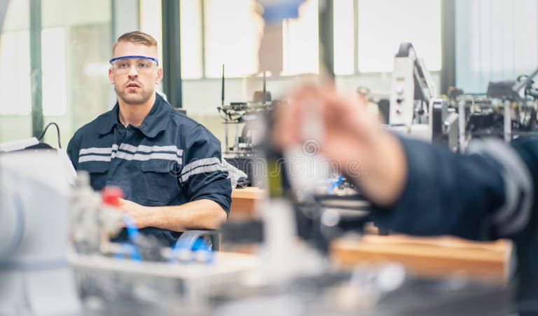 Mechanical Engineering Team Working in Robotic Technology Lap for ...