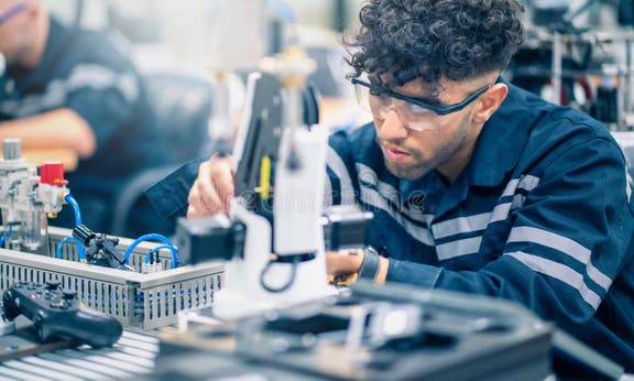 Mechanical Engineering Team Working in Robotic Technology Lap for ...