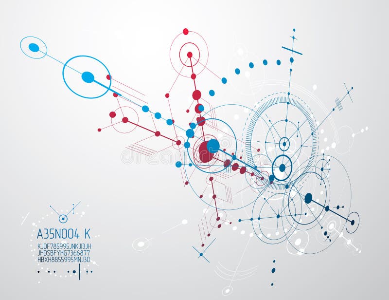 Mechanical Engineering Technology Vector Abstract Background ...