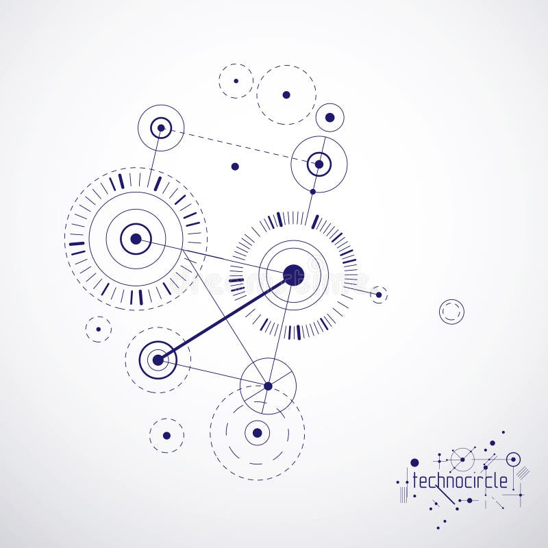 Mechanical Engineering Technology Vector Abstract Background. Stock ...