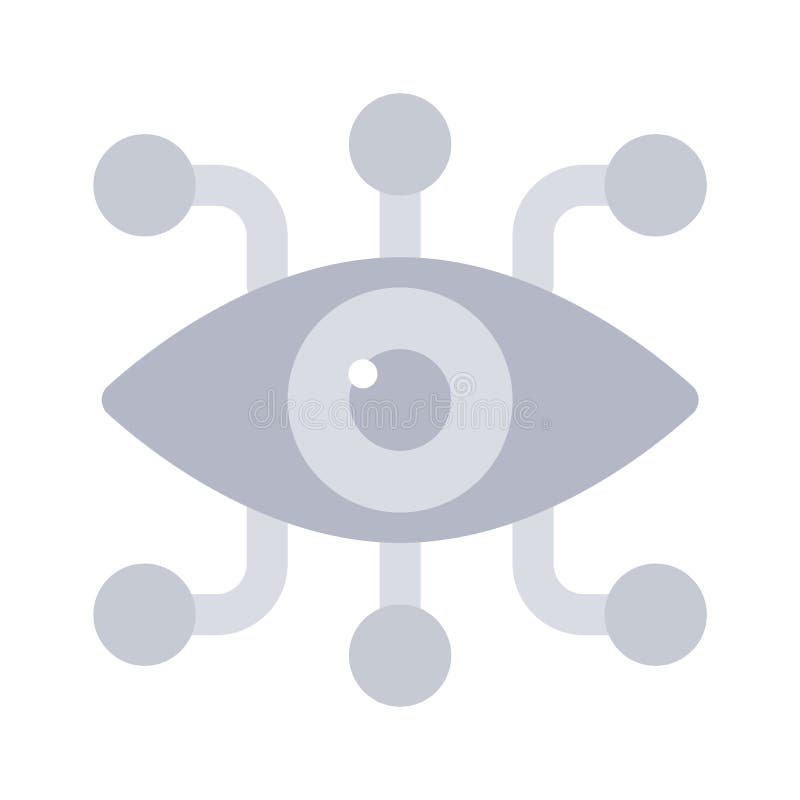Mechanical Eye Vector, Artificial Intelligence Icon Design Stock Vector ...