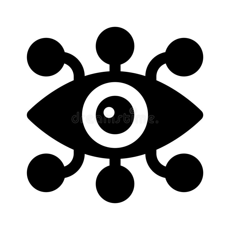 Mechanical Eye Vector, Artificial Intelligence Icon Design Stock Vector ...