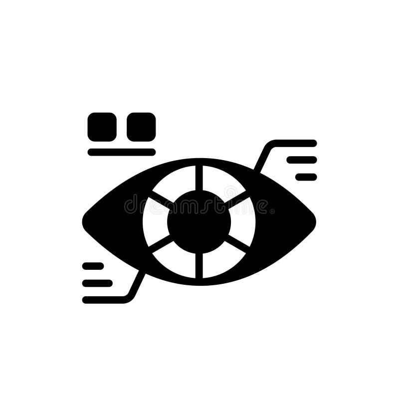 Mechanical Eye Vector, Artificial Intelligence Icon Design Stock Vector ...