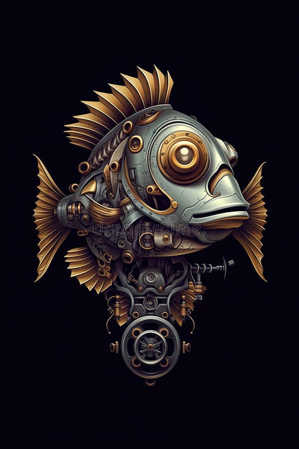 Mechanical Fish Stock Illustrations – 734 Mechanical Fish Stock ...