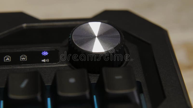 Mechanical Gaming Keyboard Keys with RGB Backlit Keys, Close-up Stock ...