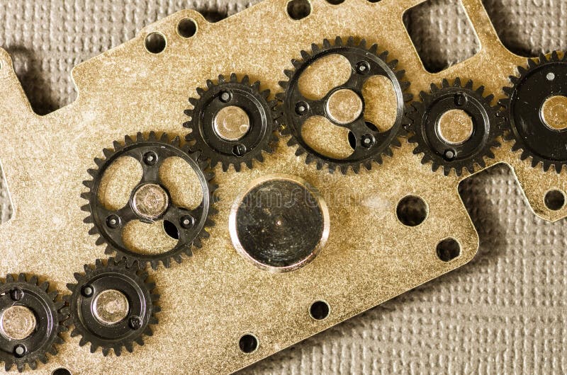Mechanical gear assembly stock photo. Image of wheel - 28441064