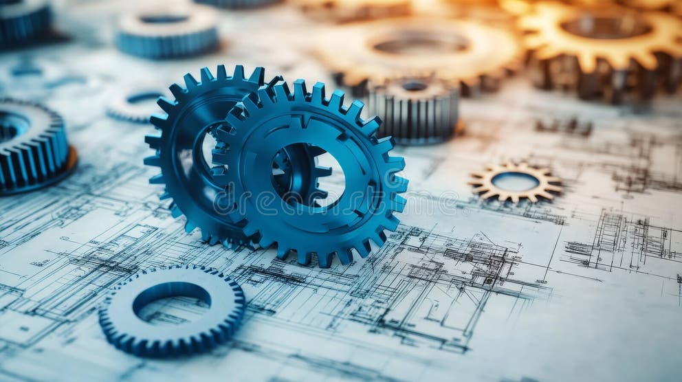 The Mechanical Gear Assembly is Shown in an Exploded View in the ...