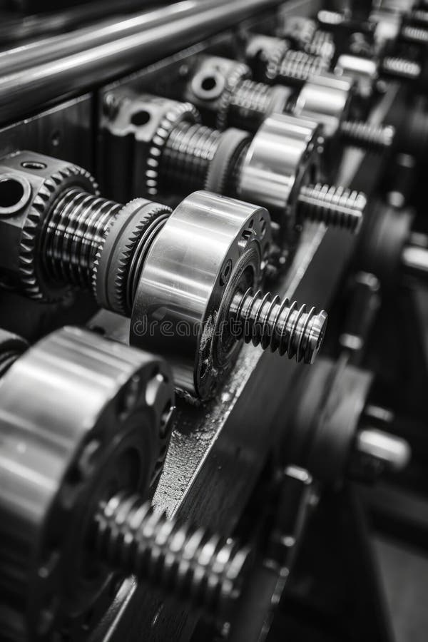 Mechanical Gear Device stock photo. Image of maintenance - 374843264