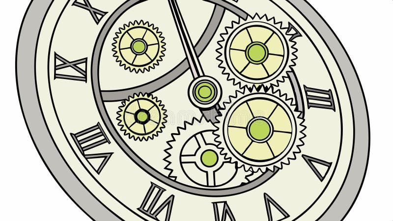 LIKE CLOCKWORK Text Written on Red Stamp Sign Stock Illustration ...