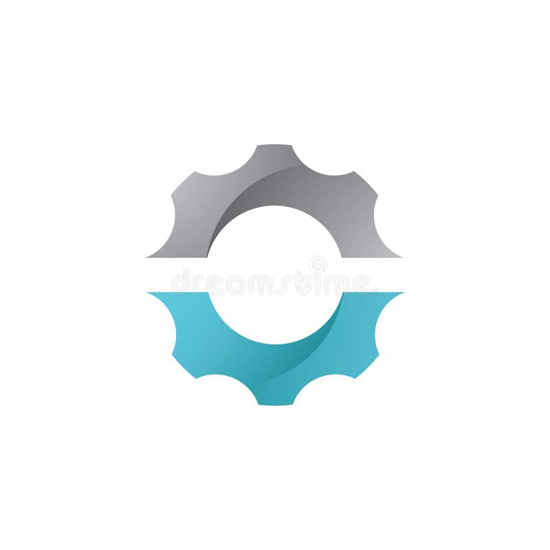 Mechanical Gear Logo Template Vector Element Stock Vector ...