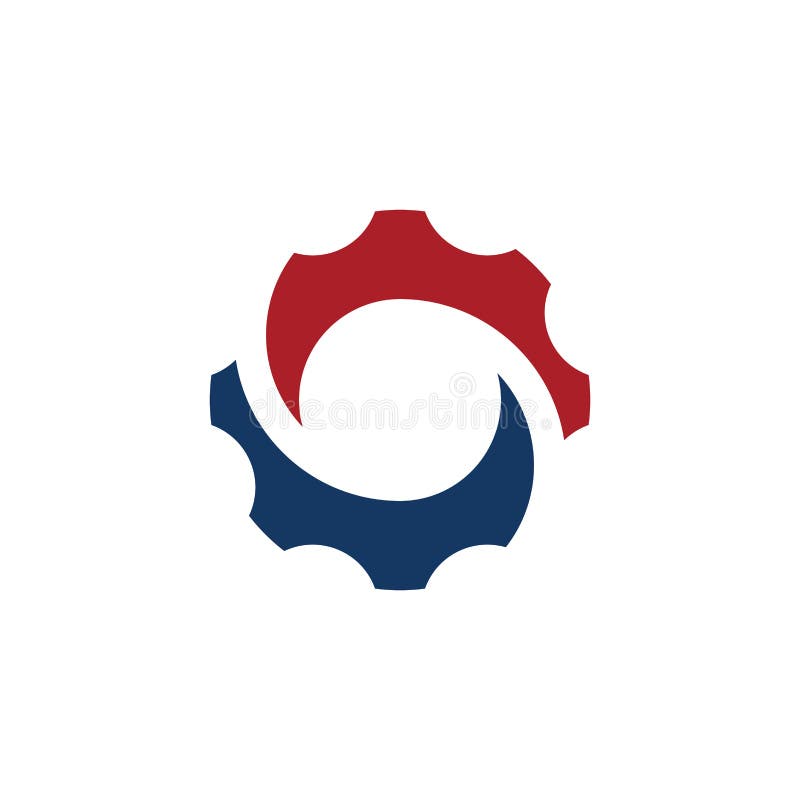 Mechanical Gear Logo Template Vector Element Stock Vector ...