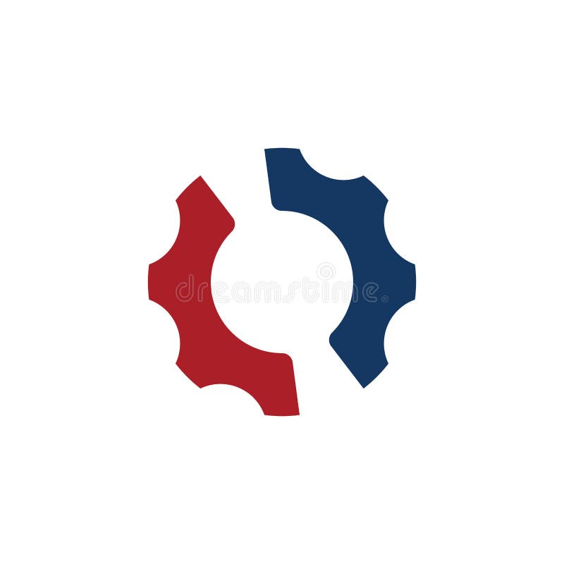 Mechanical Gear Logo Template Vector Element Stock Vector ...